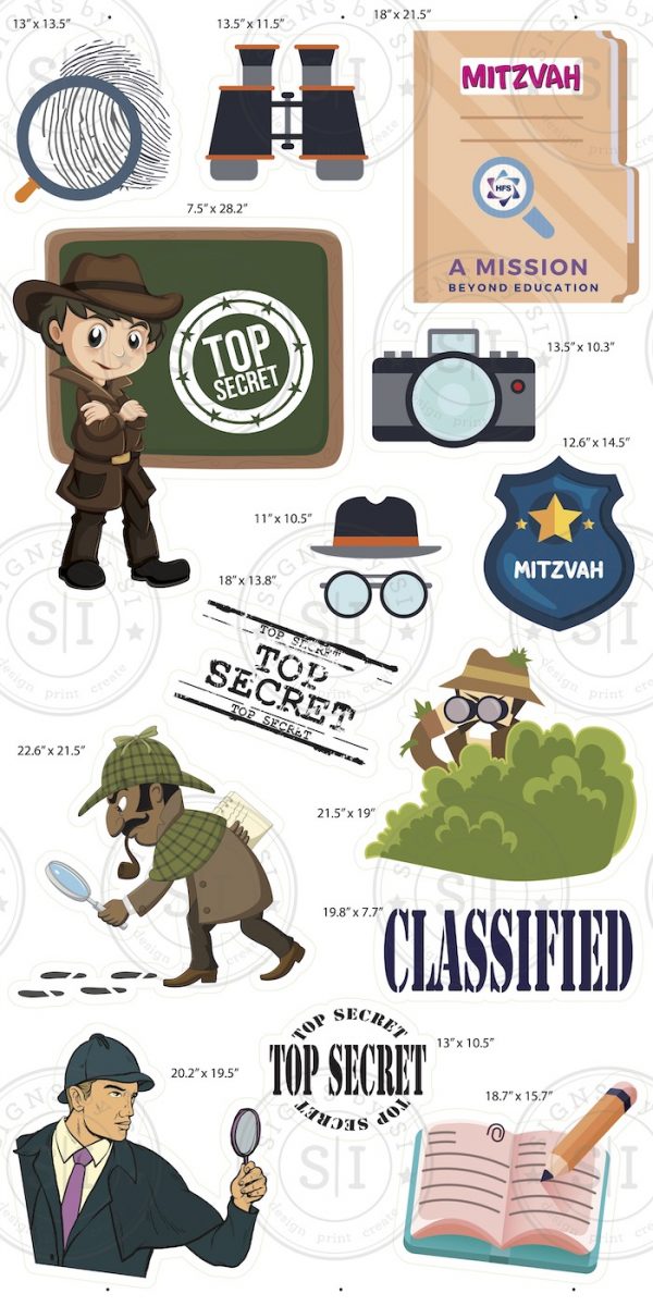 Spy Graphics - 14 Pieces - Signs by SI
