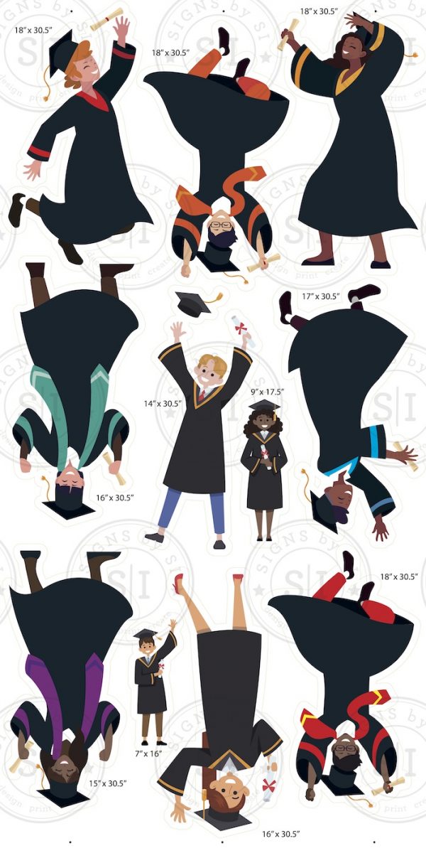 Custom Photo Hand Fan Life-Size Cardboard Faces - Set of 20 - Signs by SI