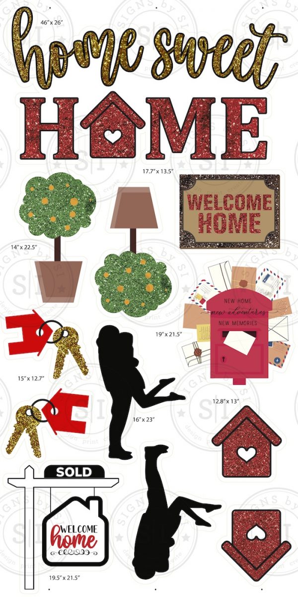 Welcome Home - Signs by SI