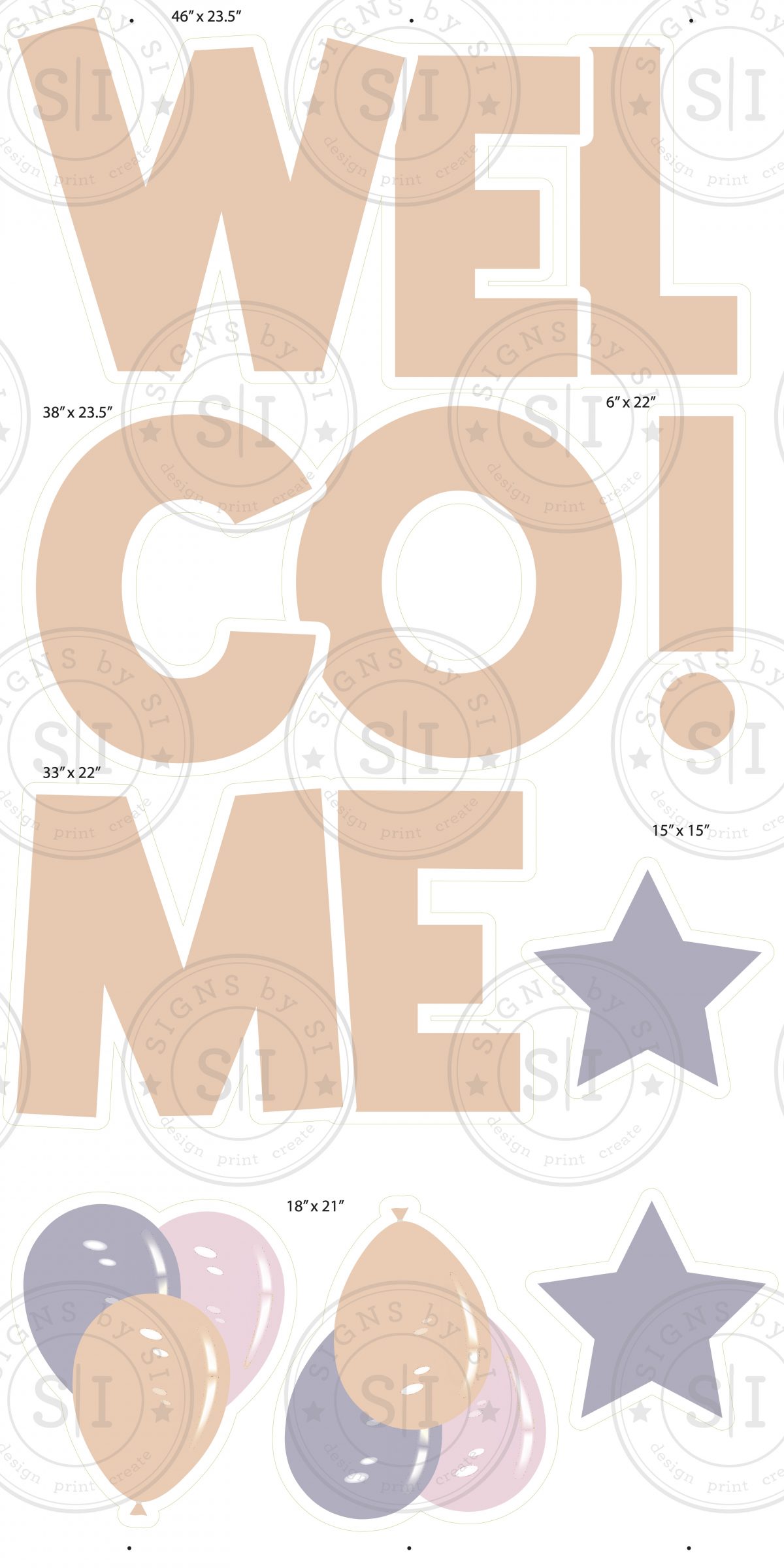 Custom Removable or Permanent Vinyl - Cut To Any Shape and Size up to 8 ...