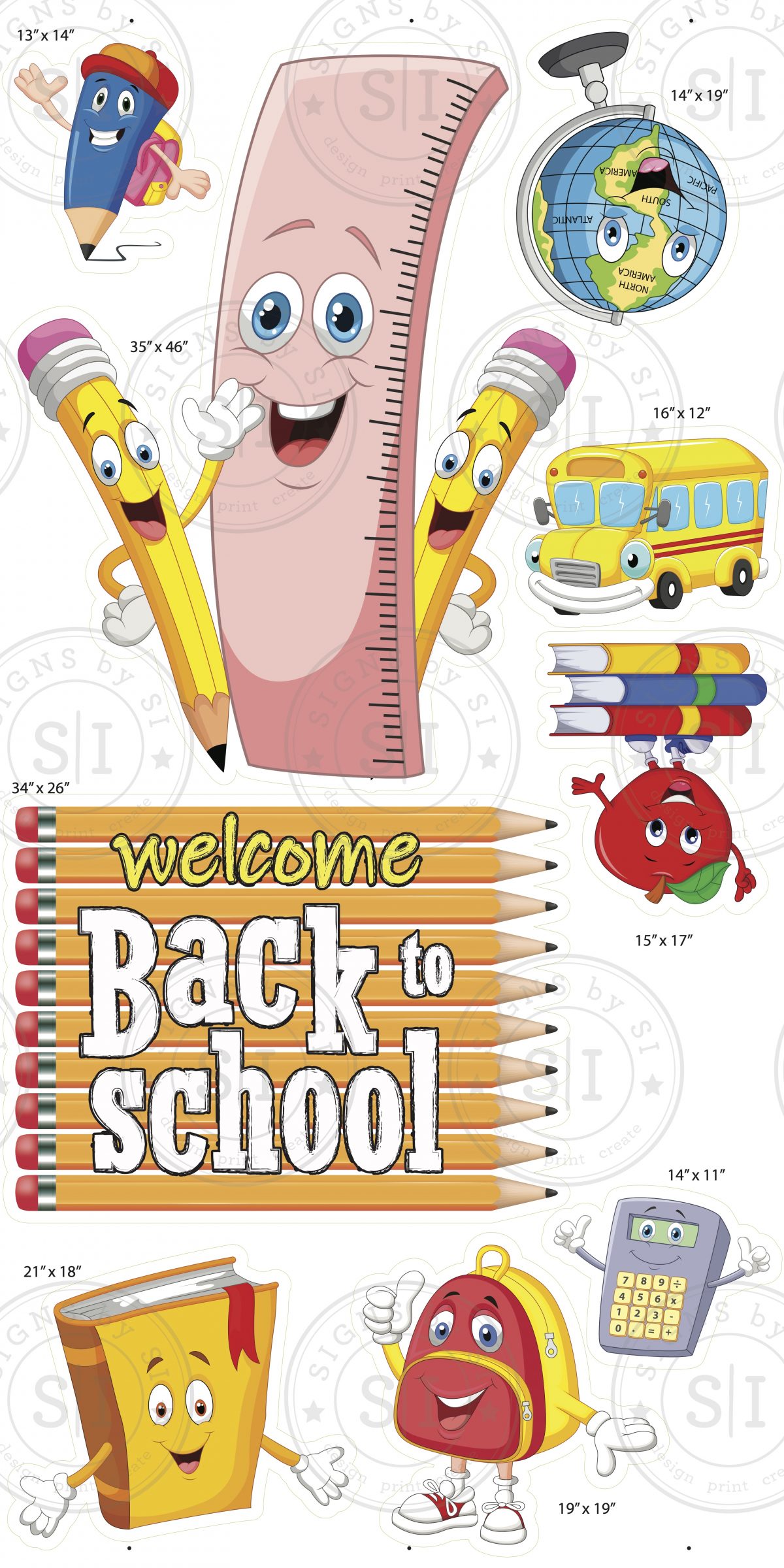 Back to School - Signs by SI