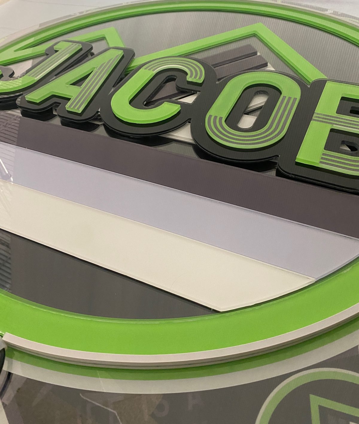 Custom Acrylic Layered + Neon Accent Sign In Board for Events, Wedding ...