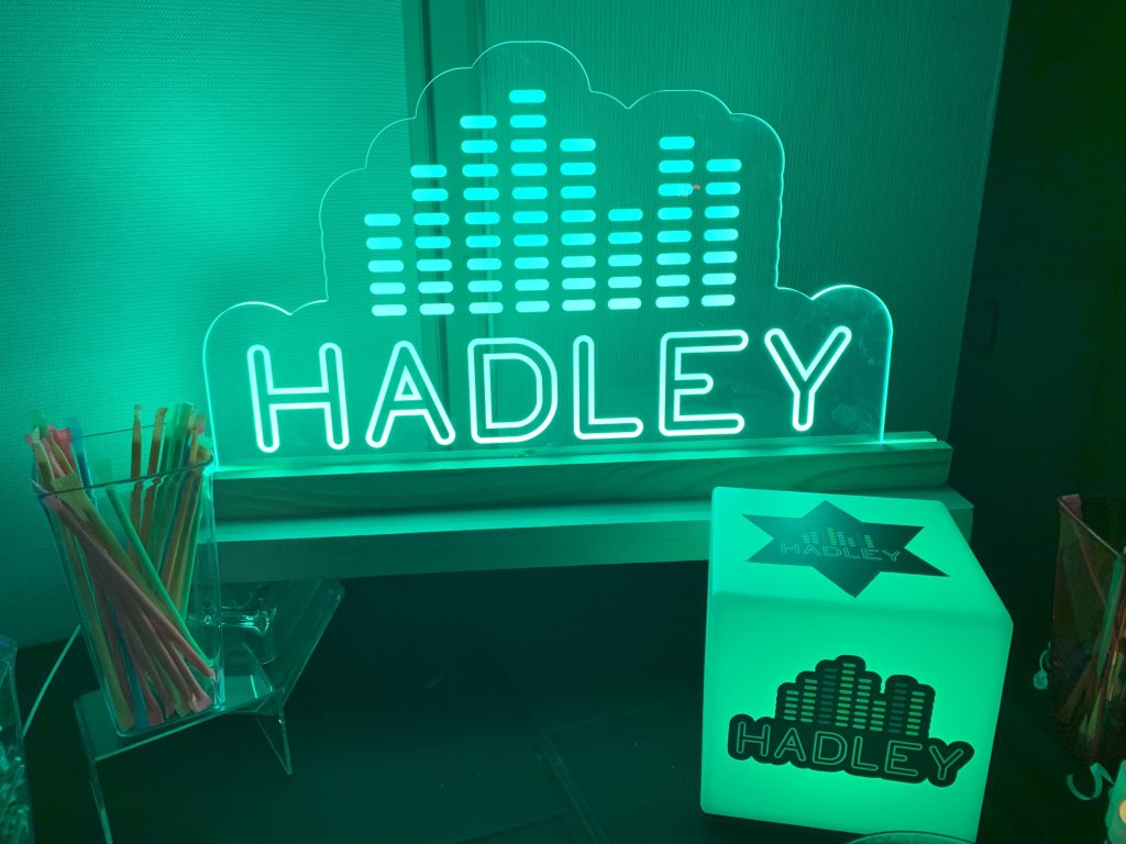 Custom Made LED Acrylic Light Up Display Sign in Board or Centerpieces ...