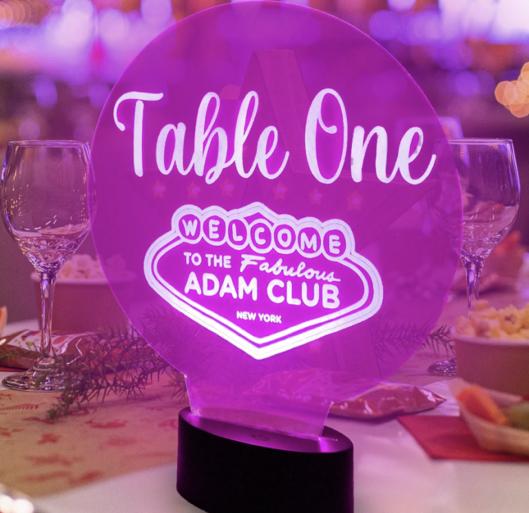 Custom Made LED Acrylic Light Up Centerpieces - Create Your Own With ...