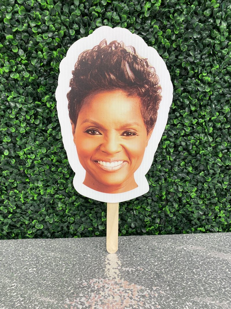 Custom Photo Hand Fan Life-Size Cardboard Faces - Signs by SI