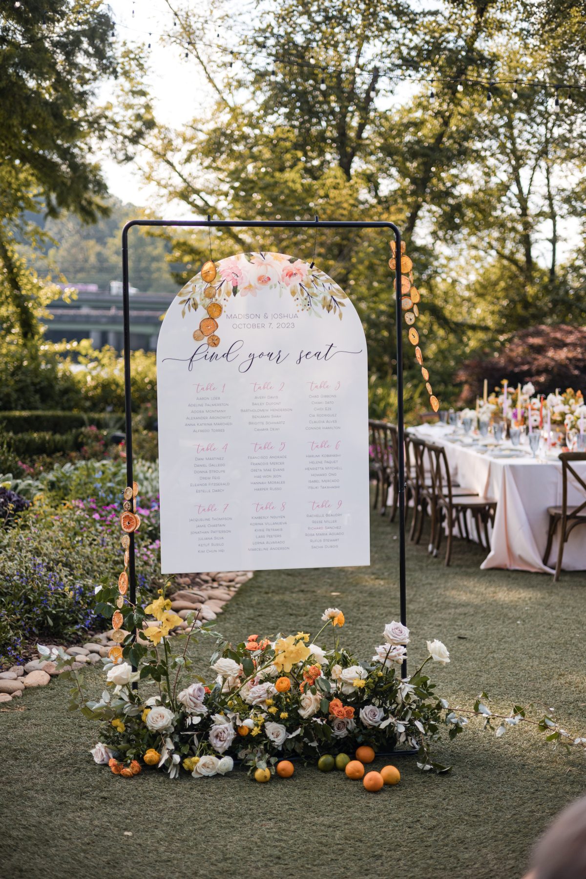 Custom Acrylic Sign | Seating Chart | Welcome Sign | Menu Sign ...