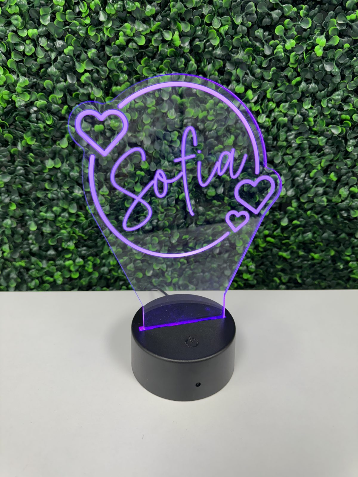 LED Acrylic Light Up Centerpieces, Nightlight - Create Your Own With ...