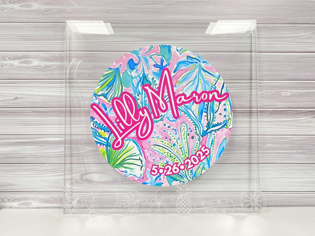 Custom Acrylic Frame Drop Box With Signing Pieces - Sign In Board for ...